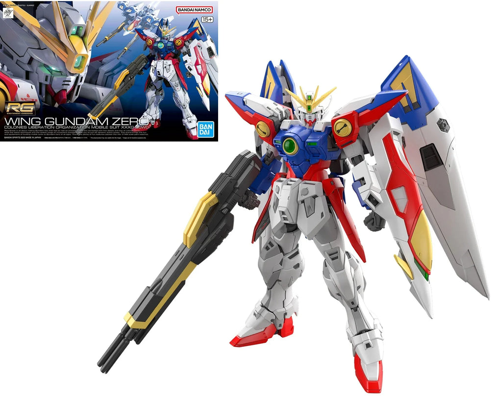 GUNDAM - RG 1/144 Wing Gundam Zero - Model Kit | Nerds Like Us!